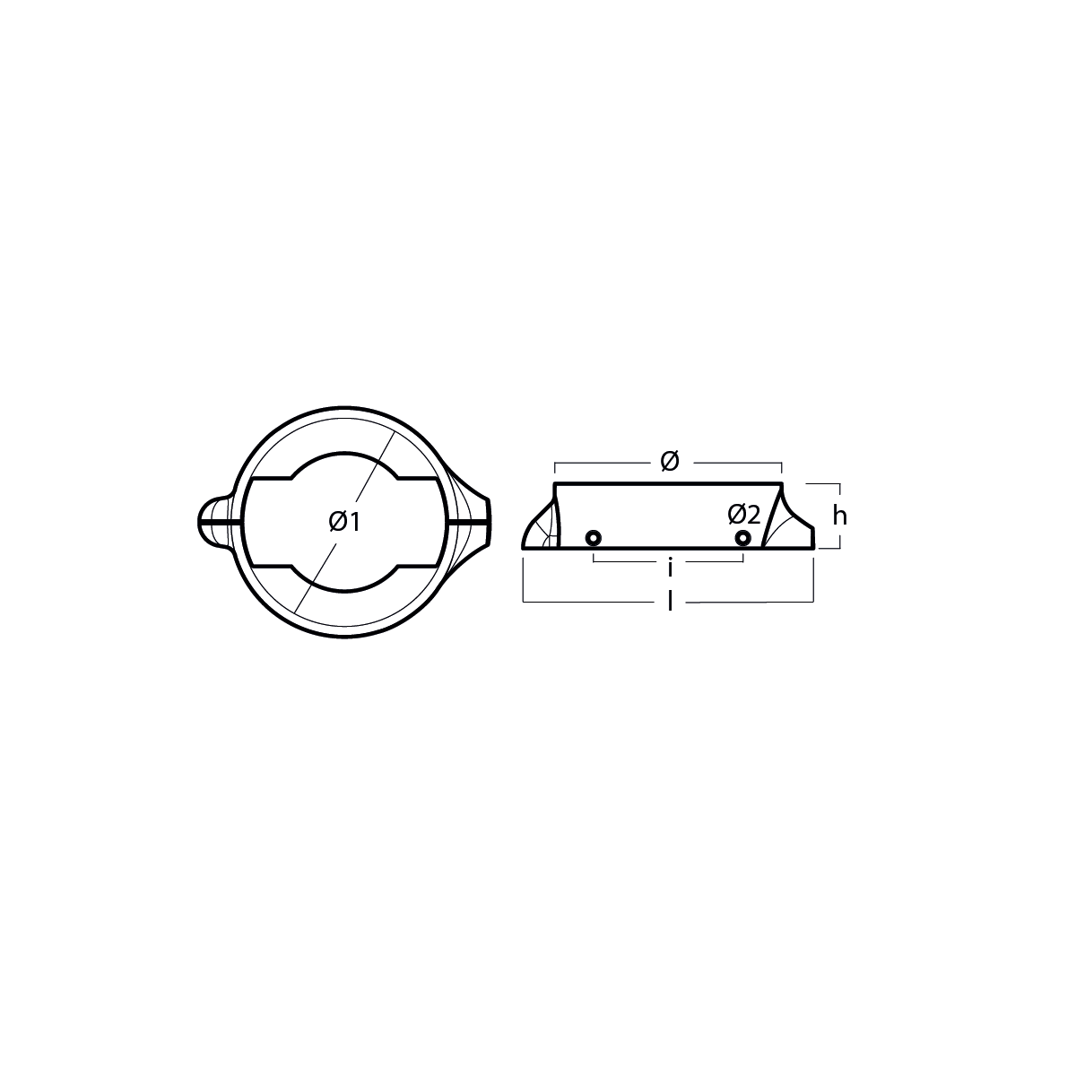 Tecnoseal Volvo Penta - Volvo split ring for sail drive 120. 00706-1 ...
