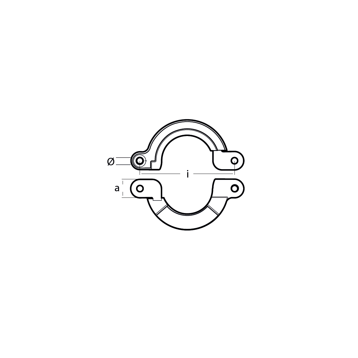 Tecnoseal Yanmar Split Collar for Saildrives SD20 - SD60 01305/1 ...
